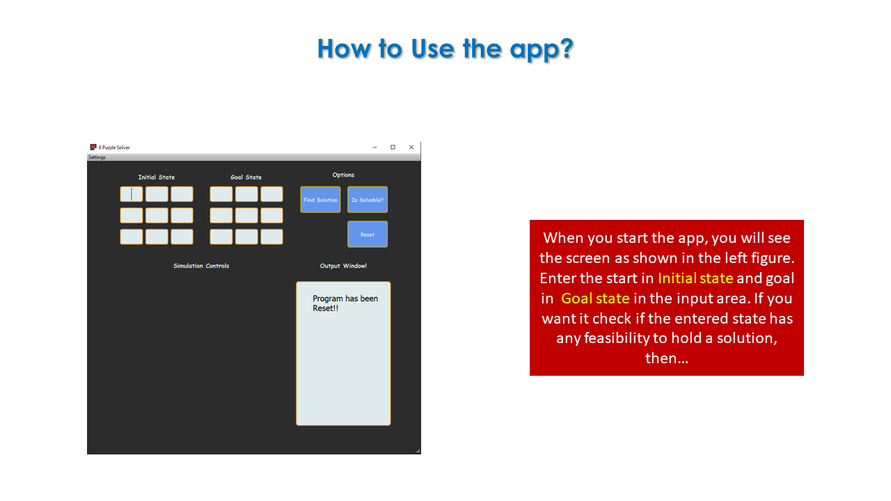TilePuzzelSolver-App | An 8 Puzzle Solver using brute force search ...